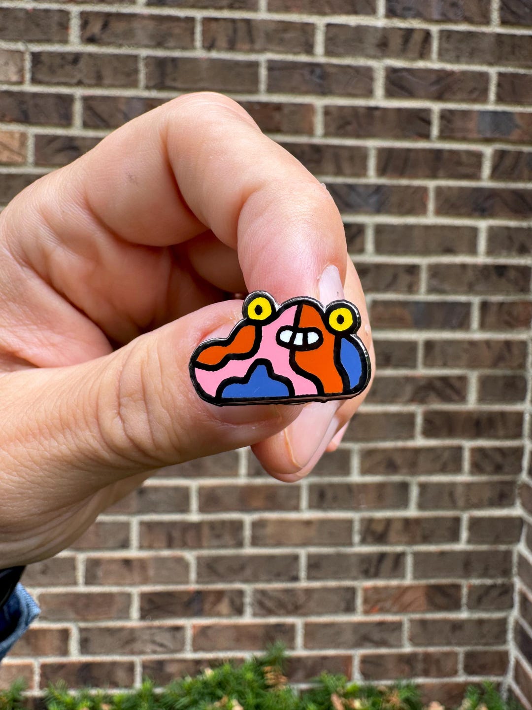 Weirdness Enamel Pin Etsy