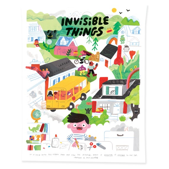 Invisible Things WORLD 16X20 Poster | Etsy