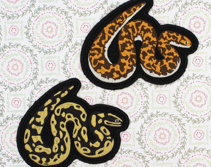 Awesome Royal Ball Python Snake "python Regius" Serpent Pet Iron on ...
