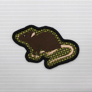 RAT / MOUSE PATCHES, Embroidered Patch Sew On - Etsy
