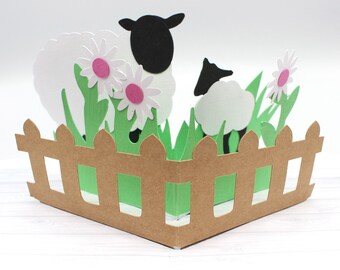 Sheep Pop up Card - Etsy