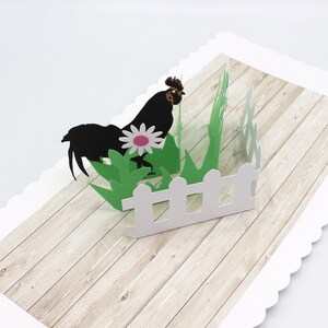 CHICKEN POP UP Card or Non Pop up Card Versions Available: - Etsy UK