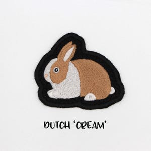 BUNNY RABBIT PATCHES. Netherland Dwarf, Lop Eared, Lionhead and Dutch ...
