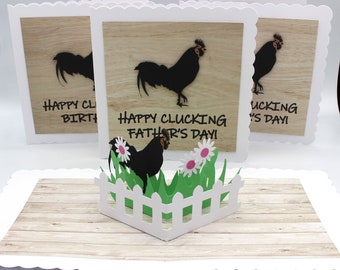 Chicken Pop up Card - Etsy