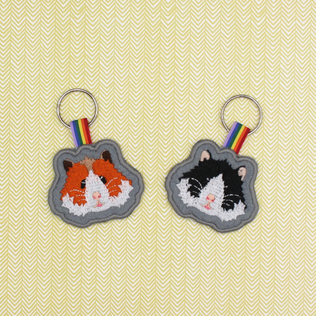 HAMSTER KEYCHAIN SYRIAN - Etsy
