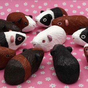 GUINEA CLAYS MINIATURE Guinea Pig Figurine Sculpture, Ornament - Etsy