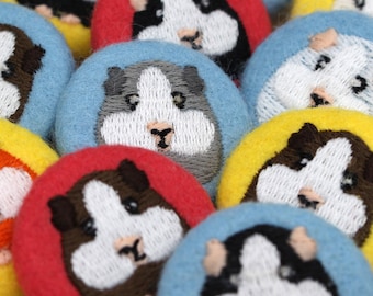 Guinea Pig Pin Badge - Etsy