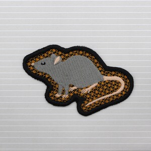 RAT / MOUSE PATCHES, Embroidered Patch Sew On - Etsy
