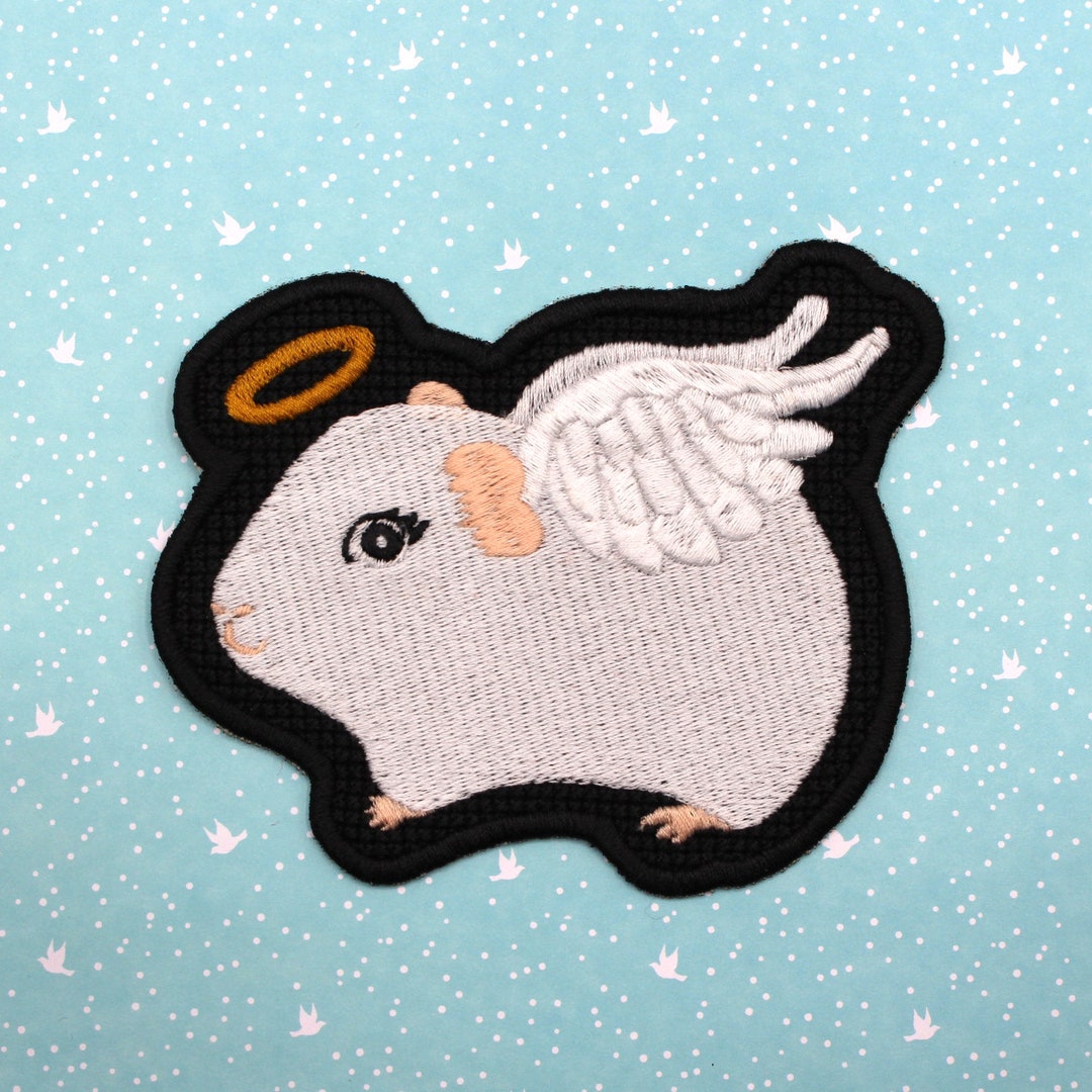 GUINEA PIG ANGEL Patches, Sew On - Etsy