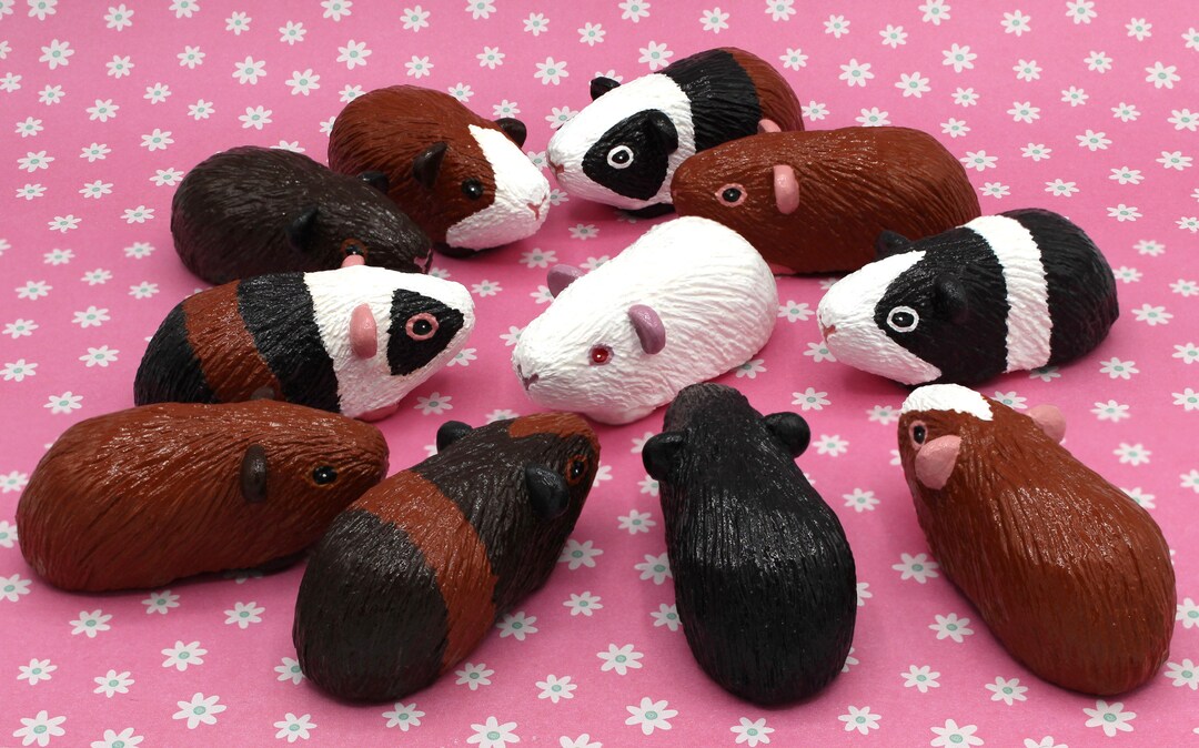 GUINEA CLAYS MINIATURE Guinea Pig Figurine Sculpture, Ornament - Etsy