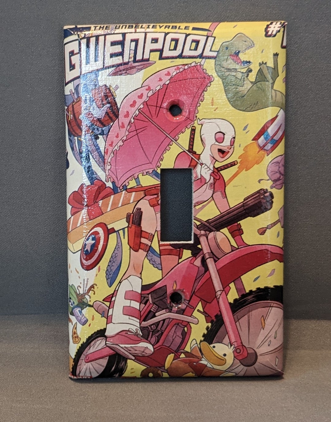 Gwenpool Comic Book Superhero Light Switch Cover - Etsy