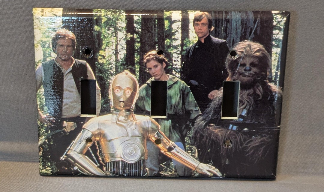 Star Wars Rtoj Triple Toggle Comic Book Light Switch Cover - Etsy