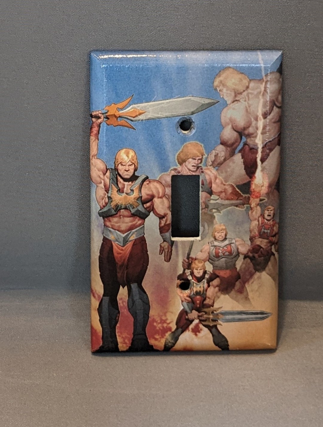 Comic Book He-man Comic Light Switch Cover - Etsy