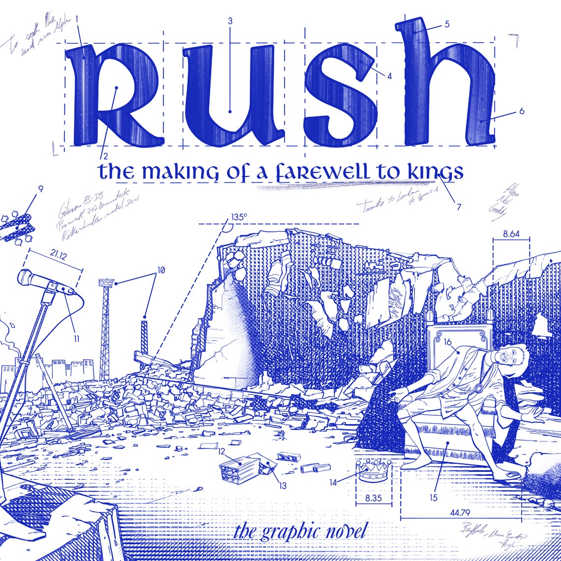 Official Rush the Making of A Farewell to Kings: the Graphic - Etsy