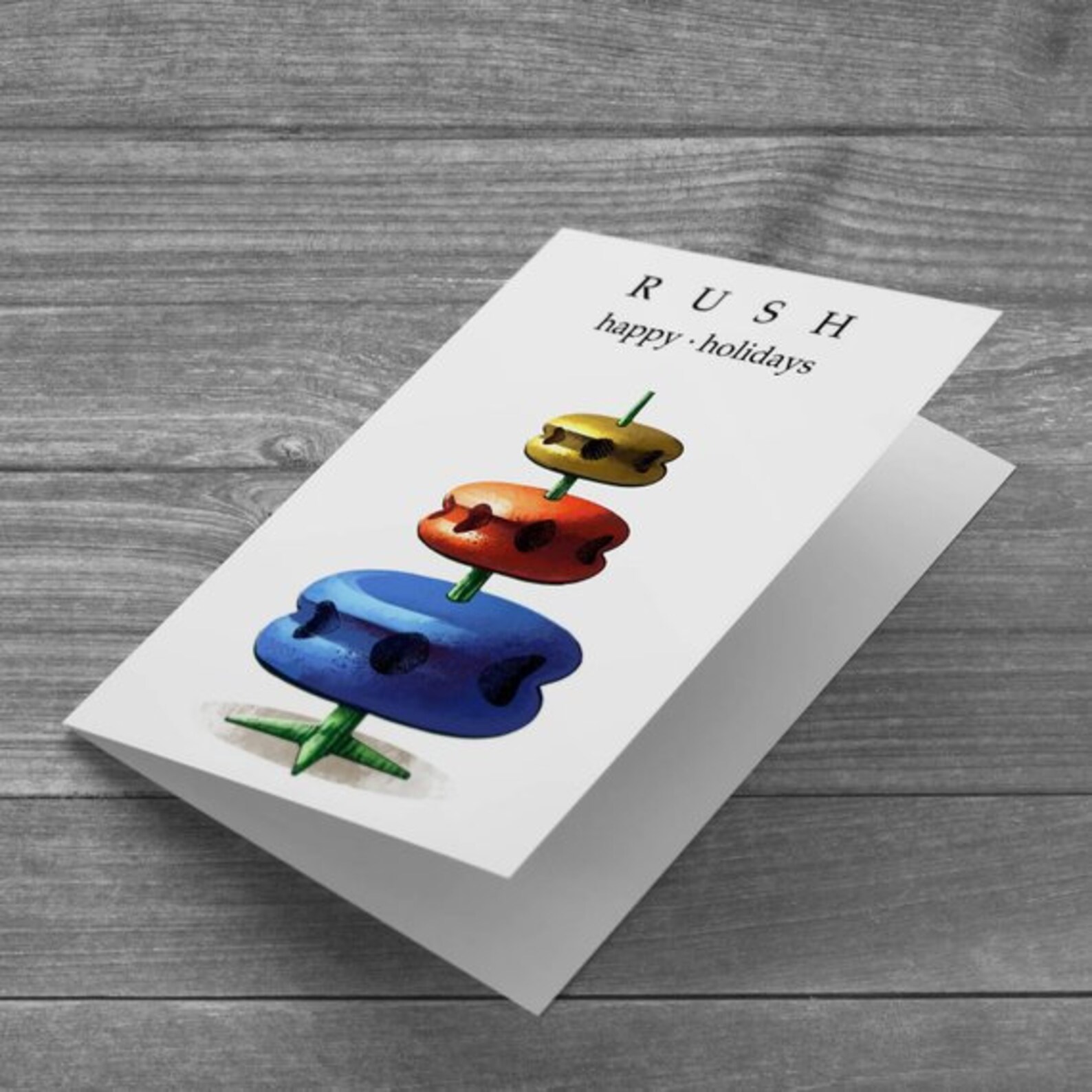 RUSH Different Stages Christmas Card - Etsy