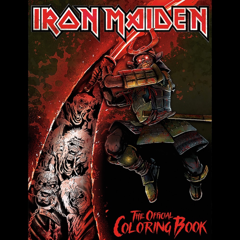 Iron Maiden: the Official Coloring Book Paperback - Etsy