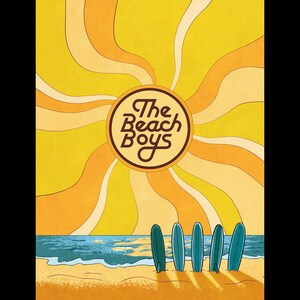 THE BEACH BOYS Official Coloring Book - Etsy