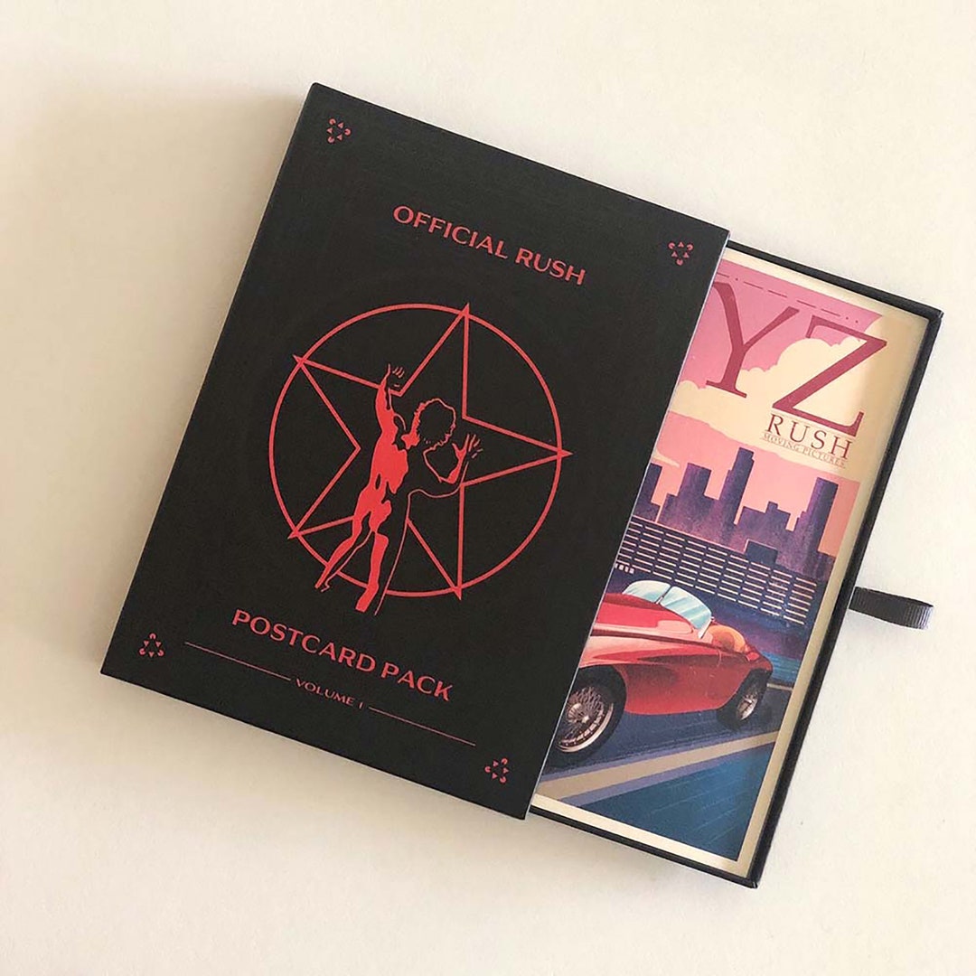 RUSH Postcards - Etsy
