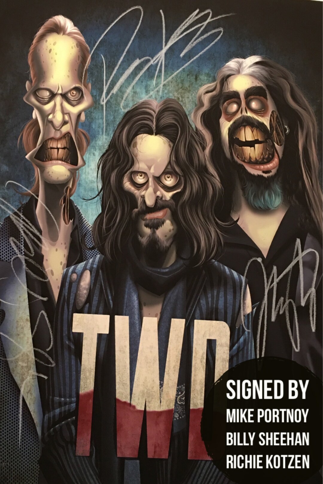 SIGNED Limited Edition the Winery Dogs Collectible Art Print! - Etsy