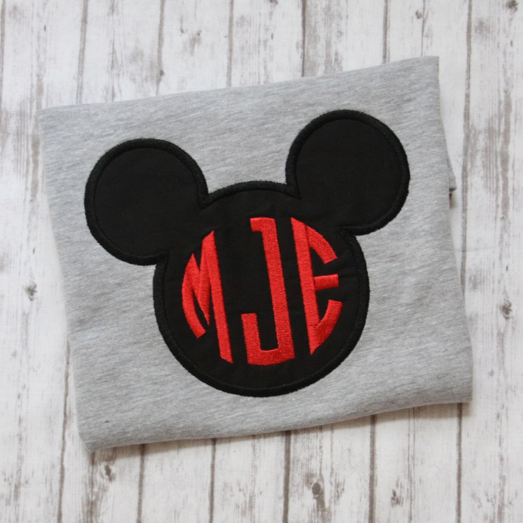 Monogrammed Mickey Shirt, Mickey Mouse Shirt, Boys Disney Shirt ...