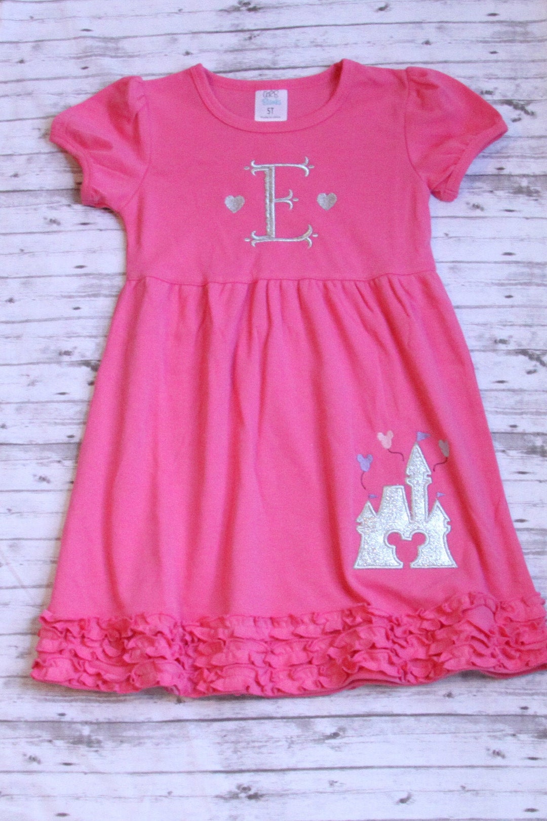 Disney Princess Castle Dress Monogrammed Little Girls Dress - Etsy