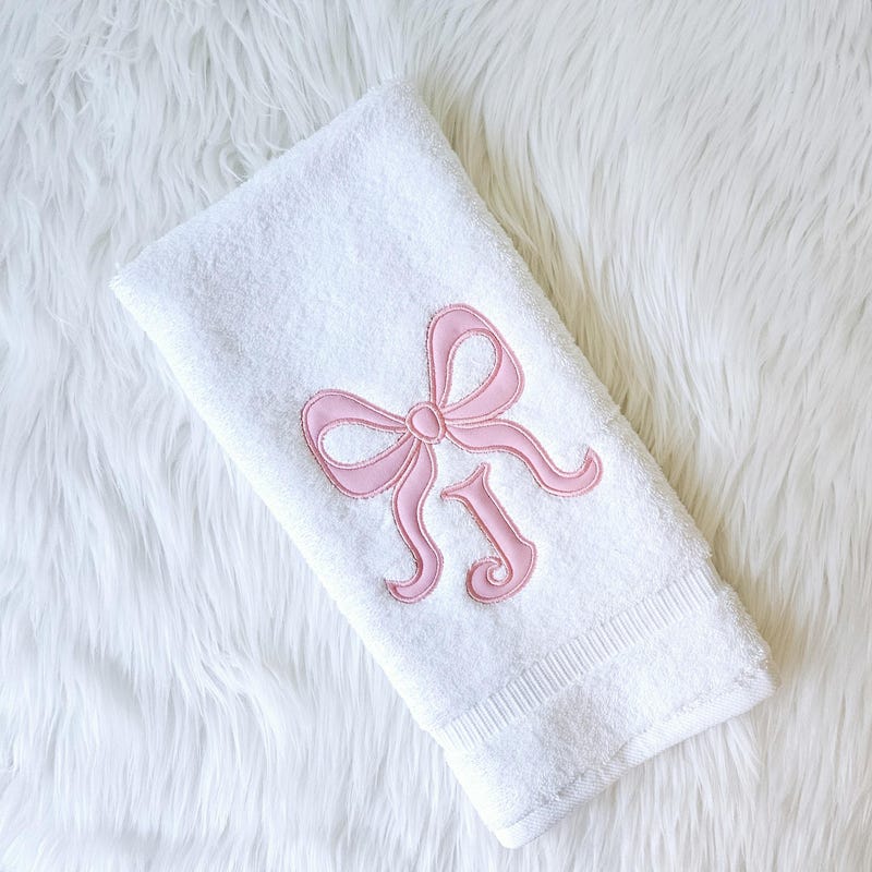 Bath Hand Towel Bow - Etsy