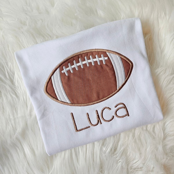 Embroidered Football - Etsy