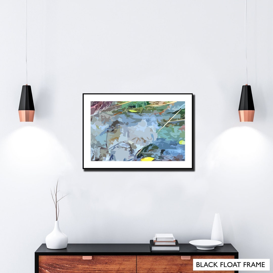 The Fall 3 Val Martin Framed Art Art encadré original et exclusif Art ...
