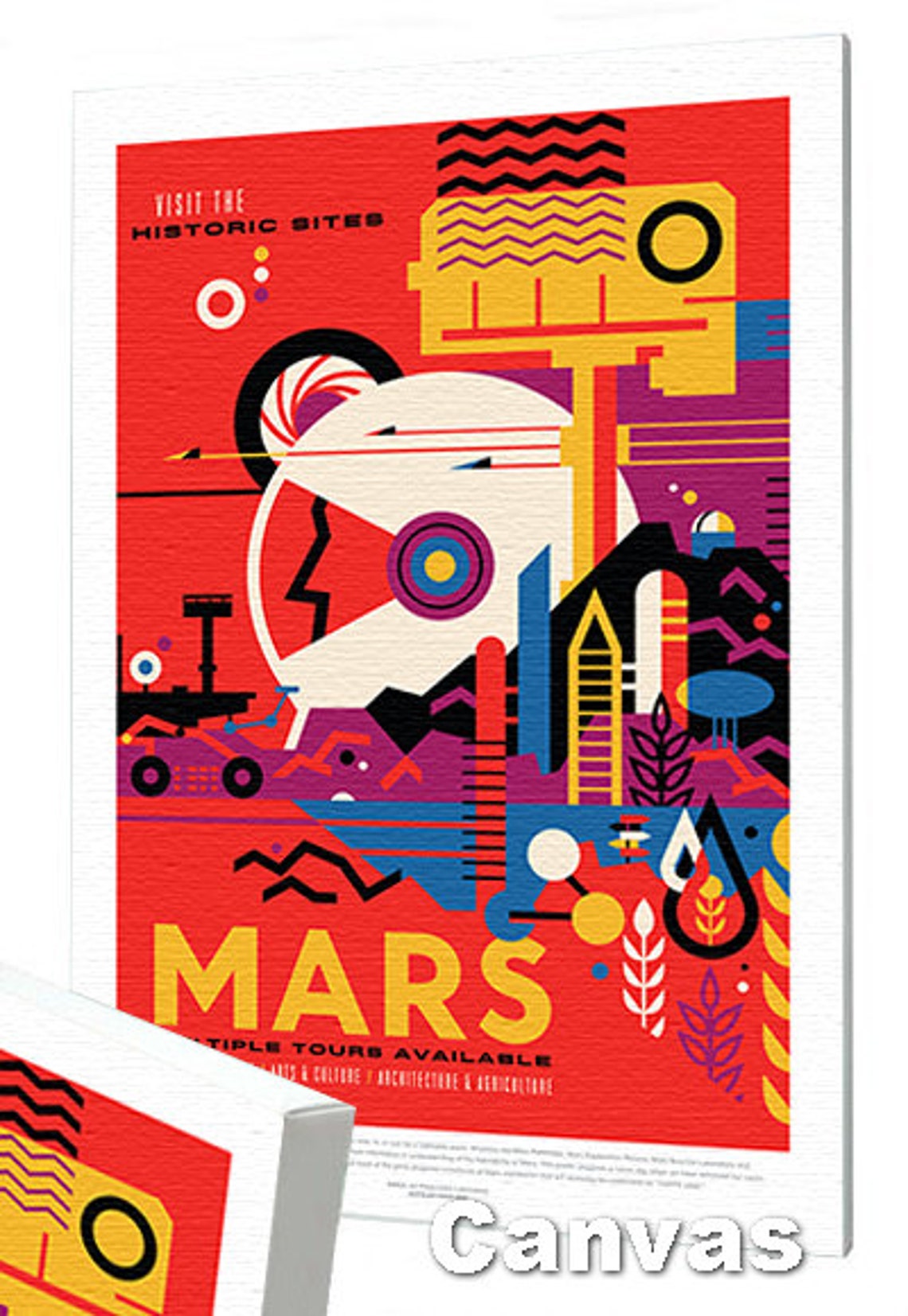 NASA Space Print Mars Large Prints Space Art Travel | Etsy