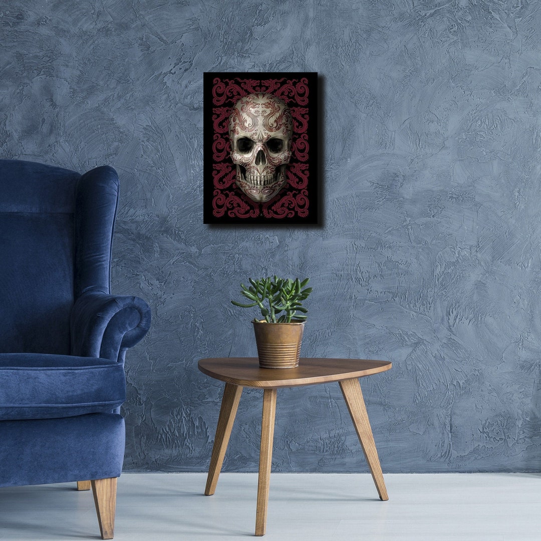 Dragon Skull Oriental Skull Anne Stokes 3D Lenticular Art - Etsy UK