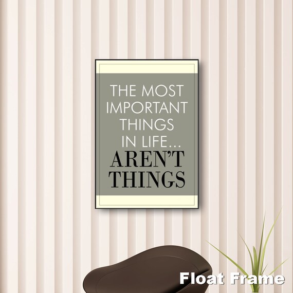 The Most Important Things in Life Quote Print Wall Art. Choose - Etsy