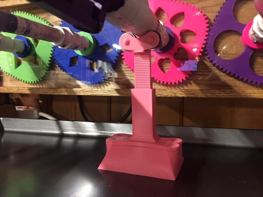 Adjustable 3D Printed Epoxy Turner Arm Support for Cup Turners ...