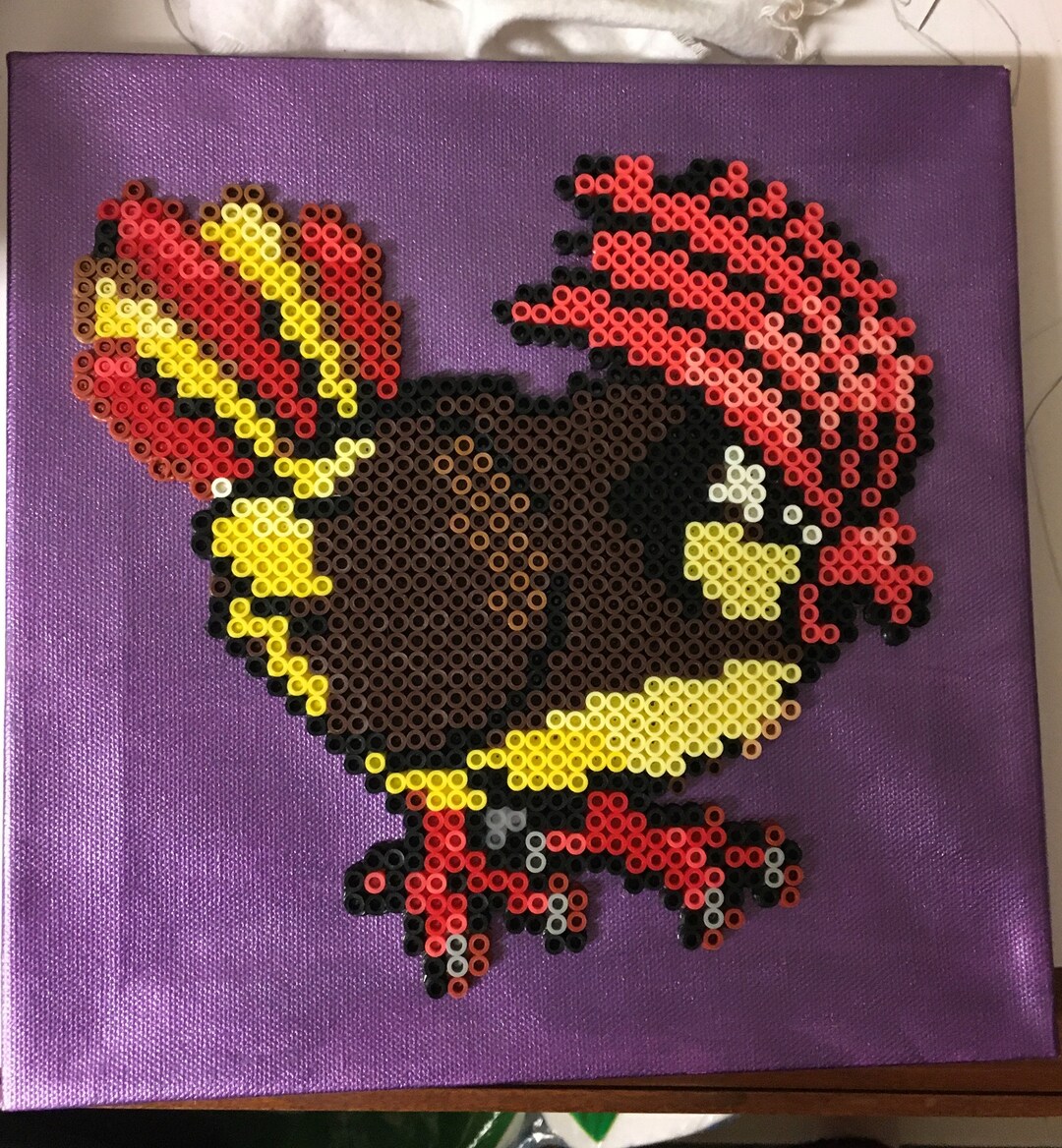 Pidgeotto Perler Bead Canvas 12 X 12 - Etsy