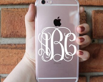 Monogram phone case | Etsy