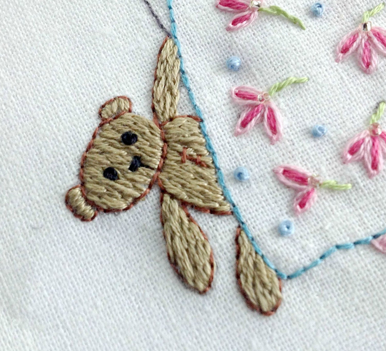 Hand Embroidery Pattern - 'A Pocketful of Posies' - Instant PDF ...