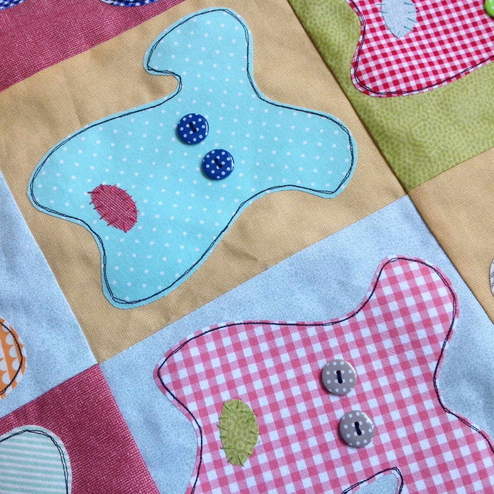 Woof Patchwork Quilt Pattern PDF - Etsy