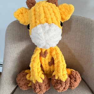 Handmade Chunky Knit Giraffe Snuggler Stuffed Animal - Etsy