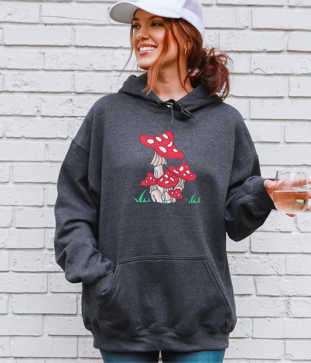 Mushroom Hoodie Mushroom Shirt Mushroom Sweater Mushroom Sweatshirt ...