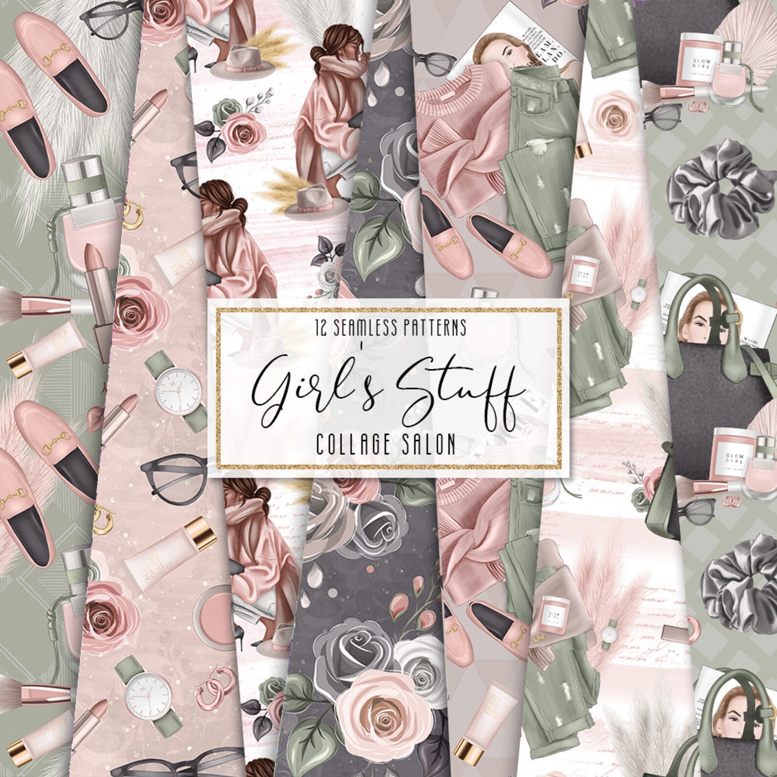 Girl Boss Patterns, Fashion Papers, Fashion Girl, Planner Supplies ...