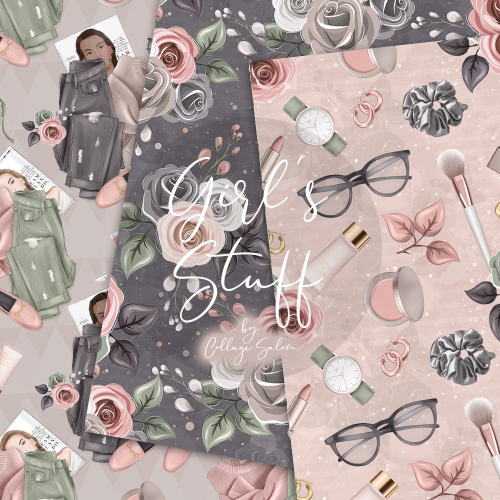 Girl Boss Patterns, Fashion Papers, Fashion Girl, Planner Supplies ...