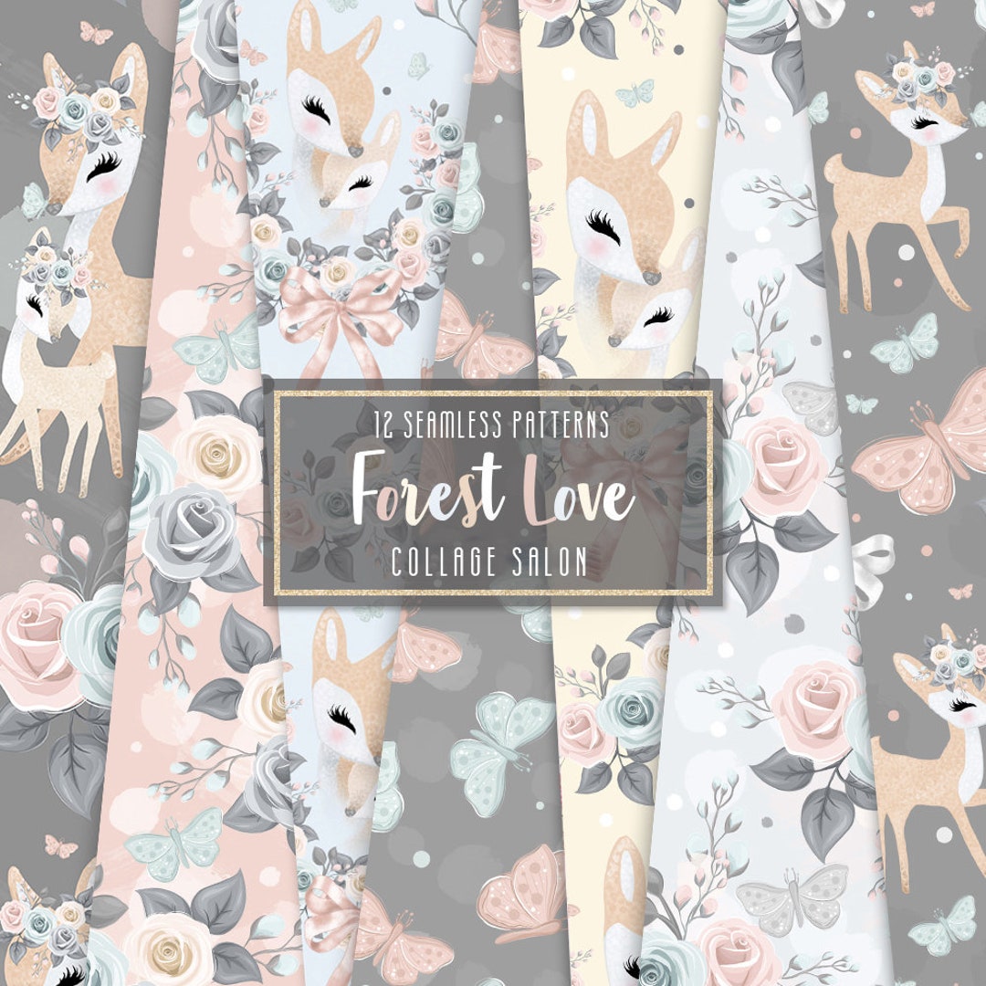 Dear Patterns, Cute Papers, Planner Stickers, Cartoon, Seamless ...