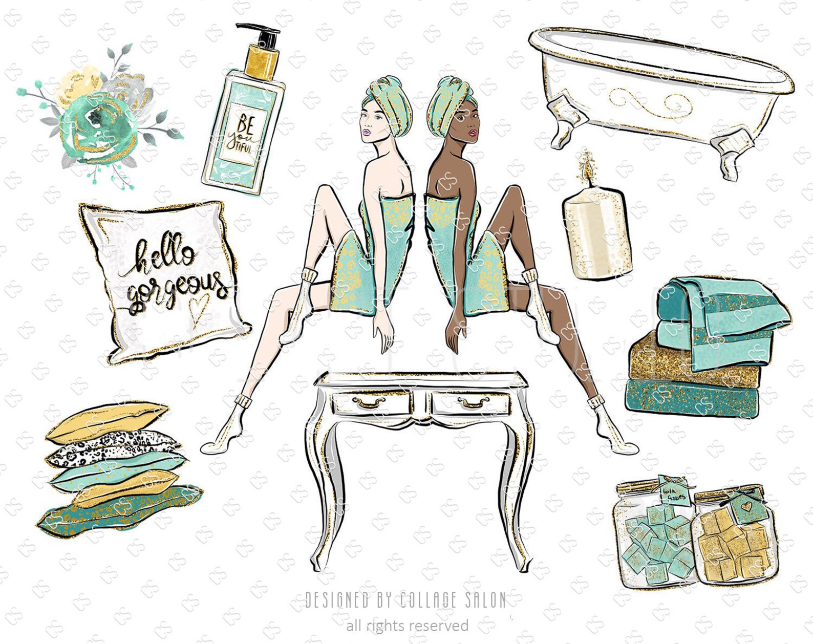 Planner Girl, Planner Stickers, Spa, Self Care, Me Time, Pamper, Health ...