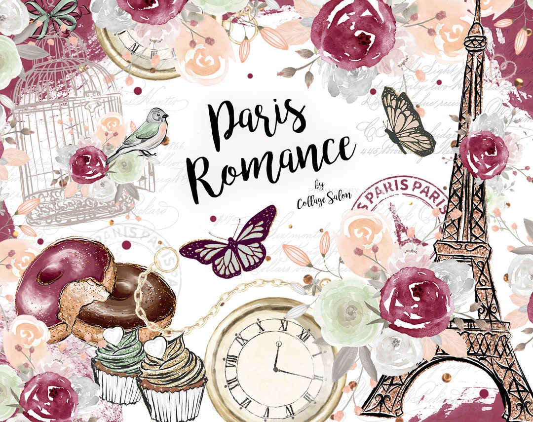 Paris Romance, Valentine, Paris Illustrations, Love Illustrations ...