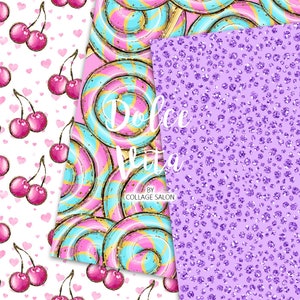 Sweets Patterns, Cute Candies, Planner Stickers, Food, Seamless ...