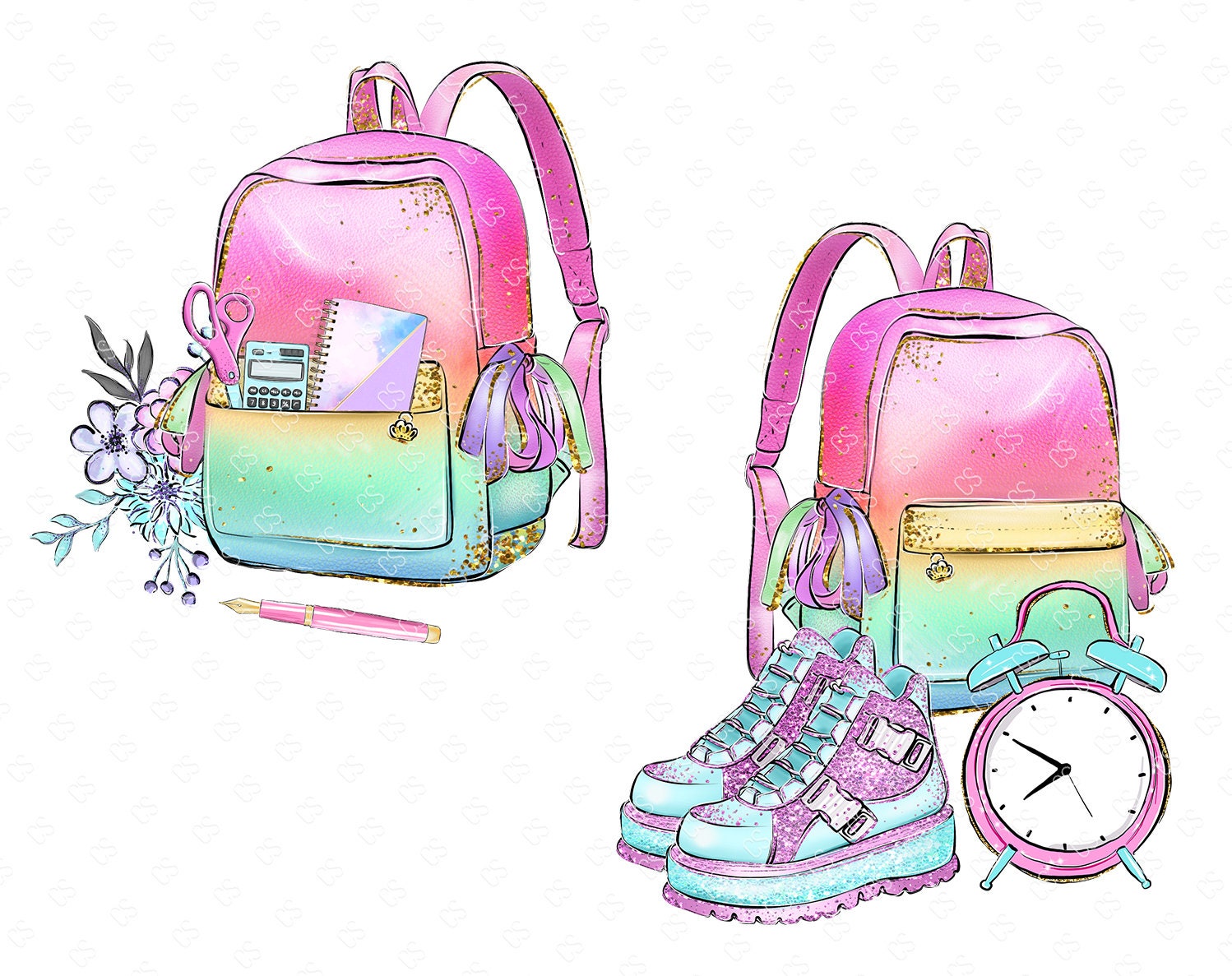 Back to School, Planner Stickers, School Supplies, Printable Stickers ...