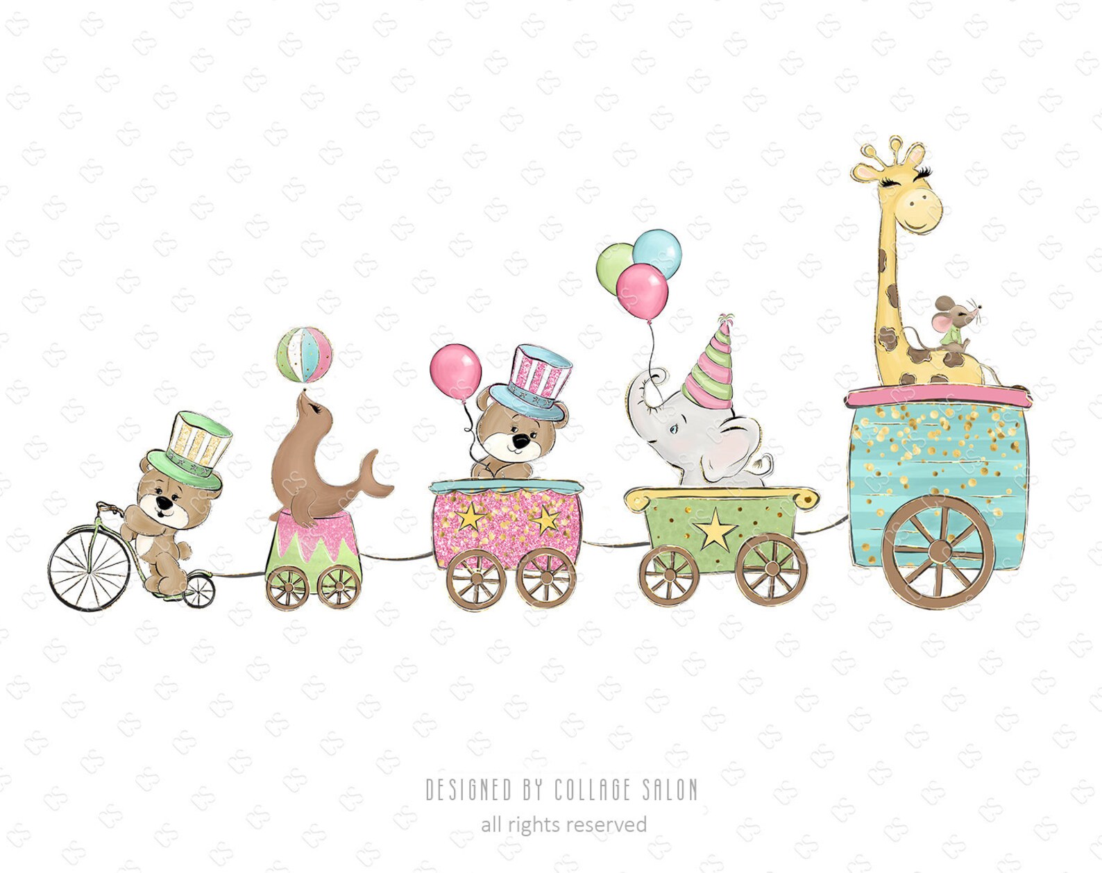 Circus Illustrations, Cute Illustrations, Fairy Tale, Printable ...