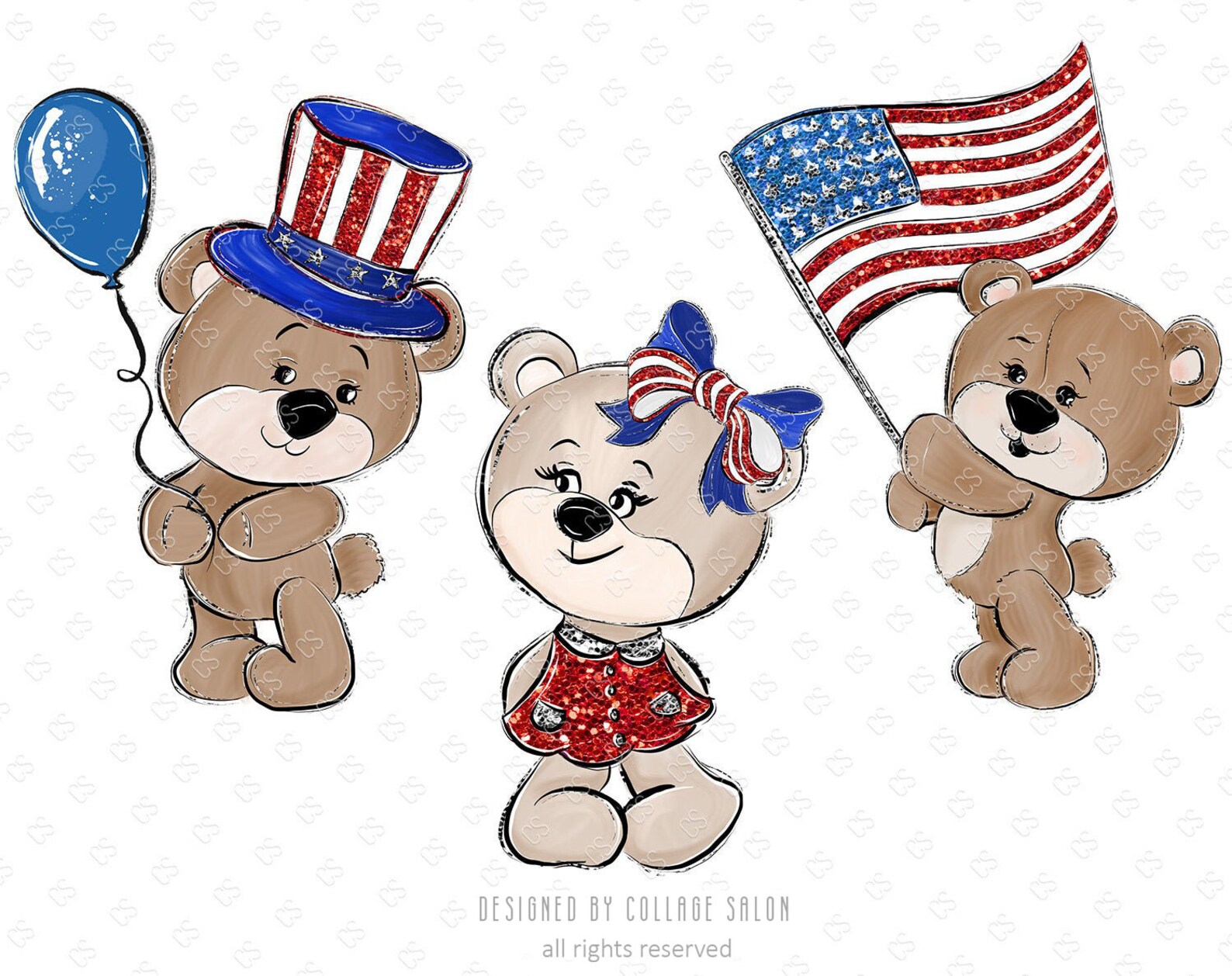 Baby Bear Illustrations, Cute Illustrations, Fairy Tale, Patriotic ...