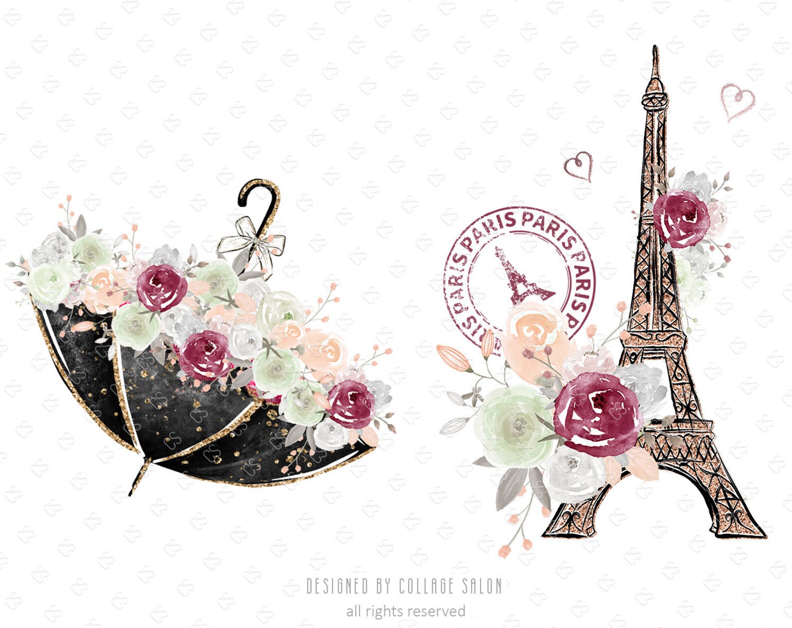 Paris Romance, Valentine, Paris Illustrations, Love Illustrations ...