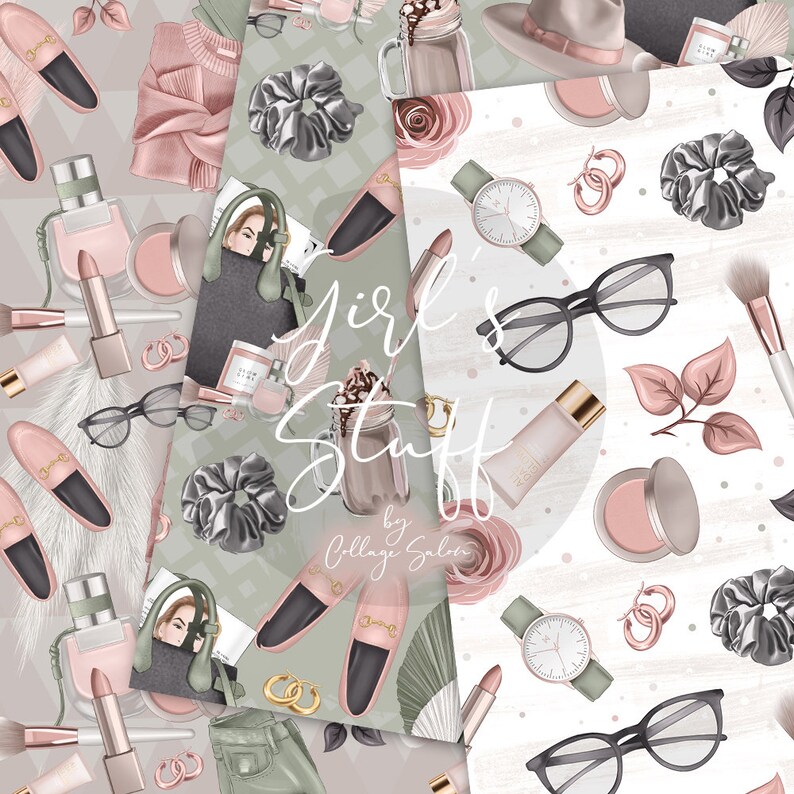 Girl Boss Patterns, Fashion Papers, Fashion Girl, Planner Supplies ...