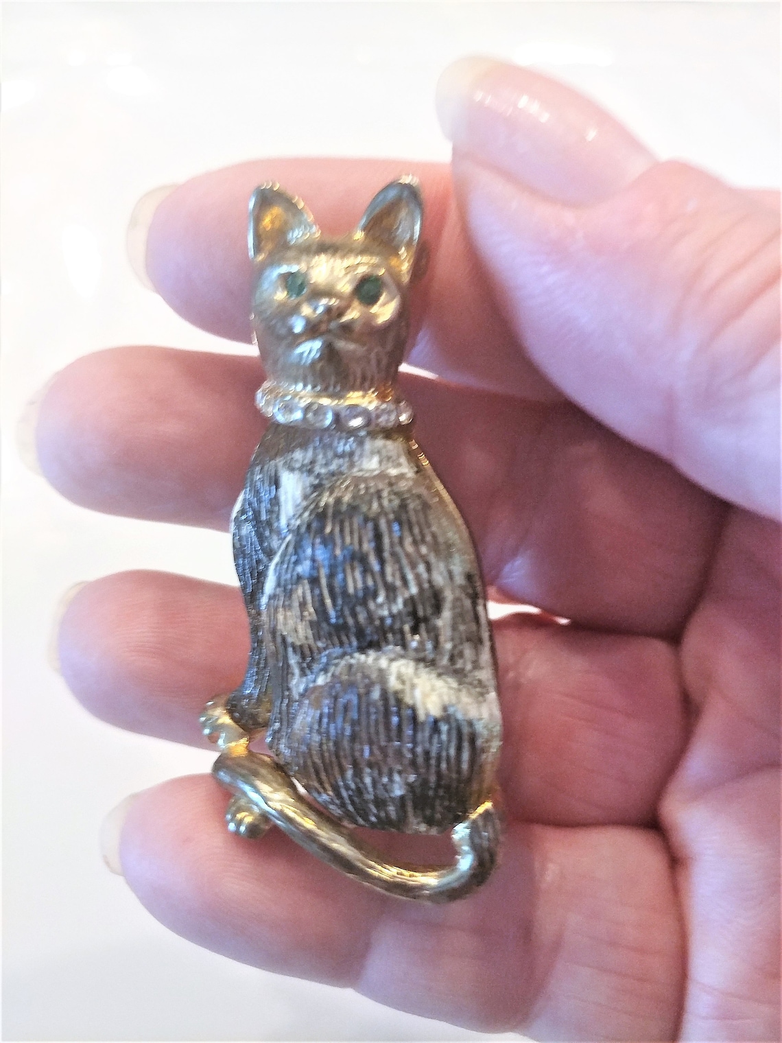 Unique Cat Brooch / Pin / Glass Brooch / Pin / Cat Jewelry / - Etsy